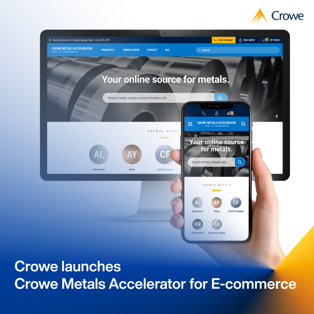 Crowe launches Crowe Metals Accelerator for E-commerce | Crowe LLP
