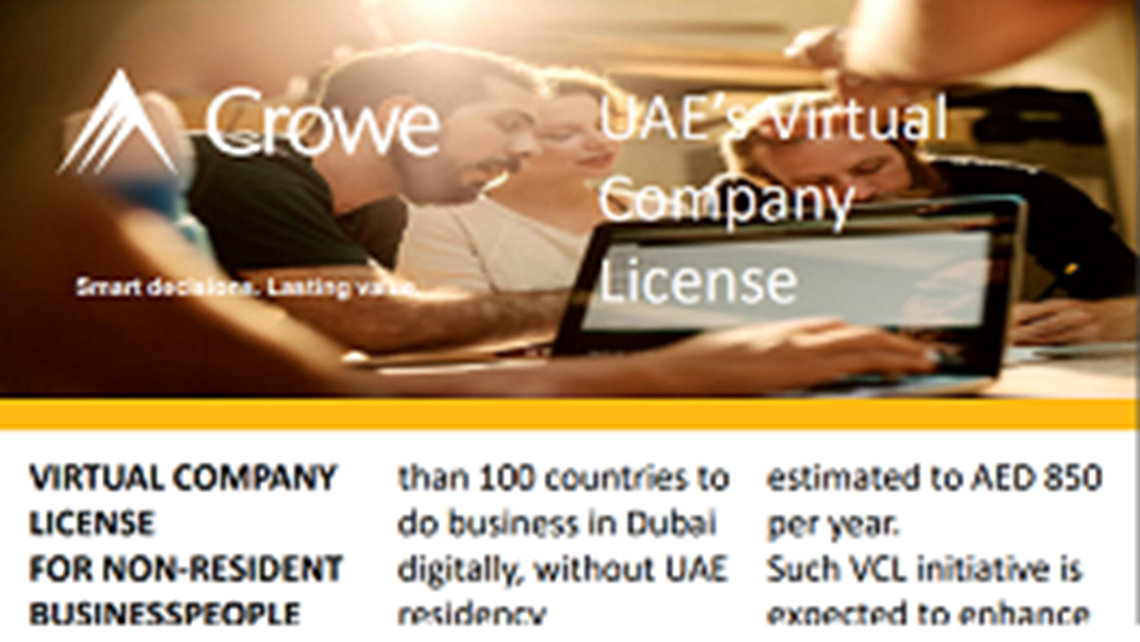 Tax | Crowe UAE