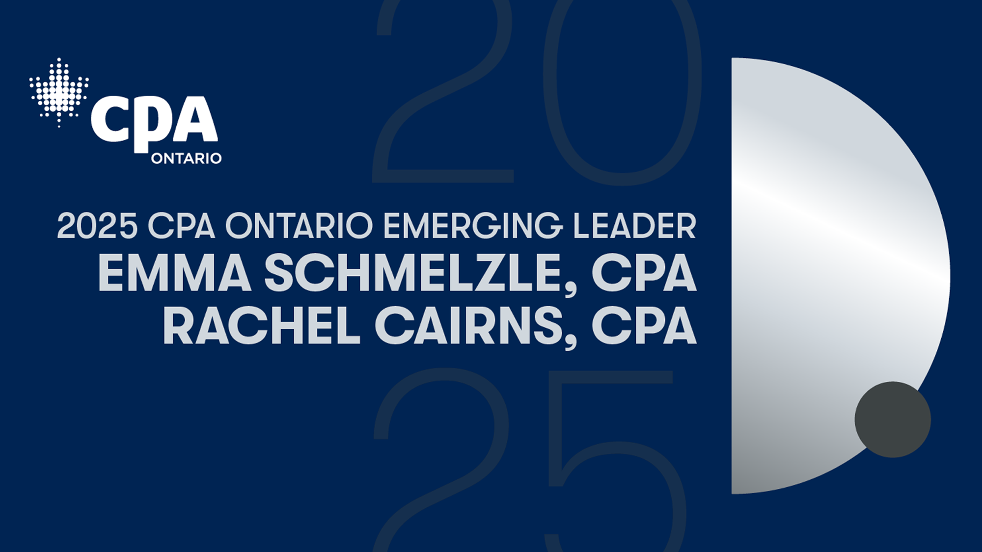 CPA Ontario Emerging Leader Award 2025 | Crowe Soberman LLP