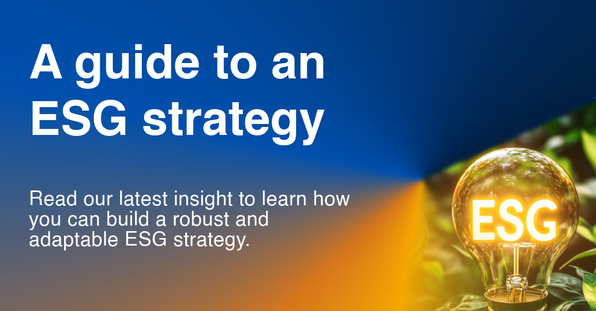 ESG strategy guide | Crowe Ireland