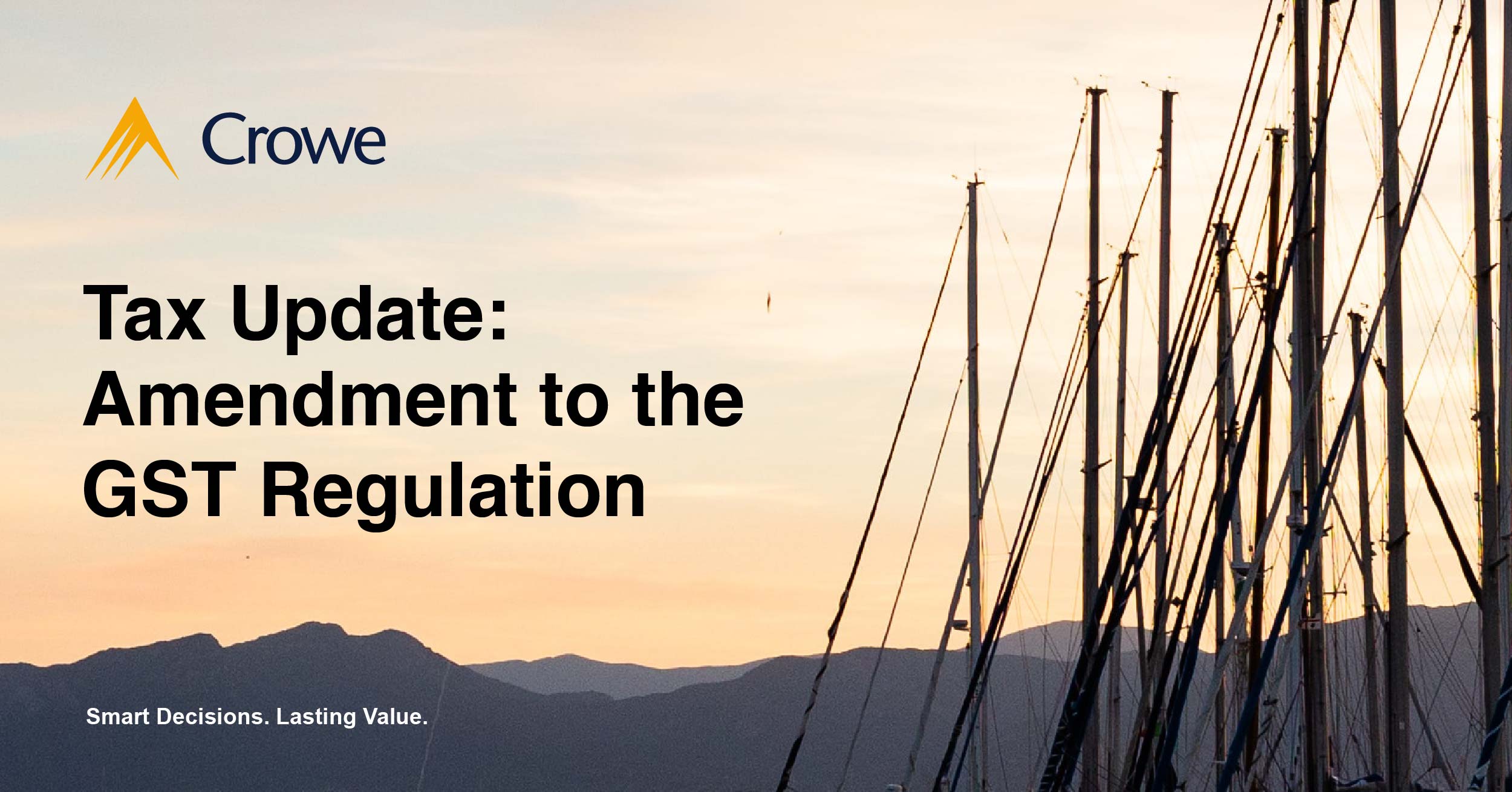 Amendment to the Goods and Services Tax Regulation | Crowe Maldives LLP