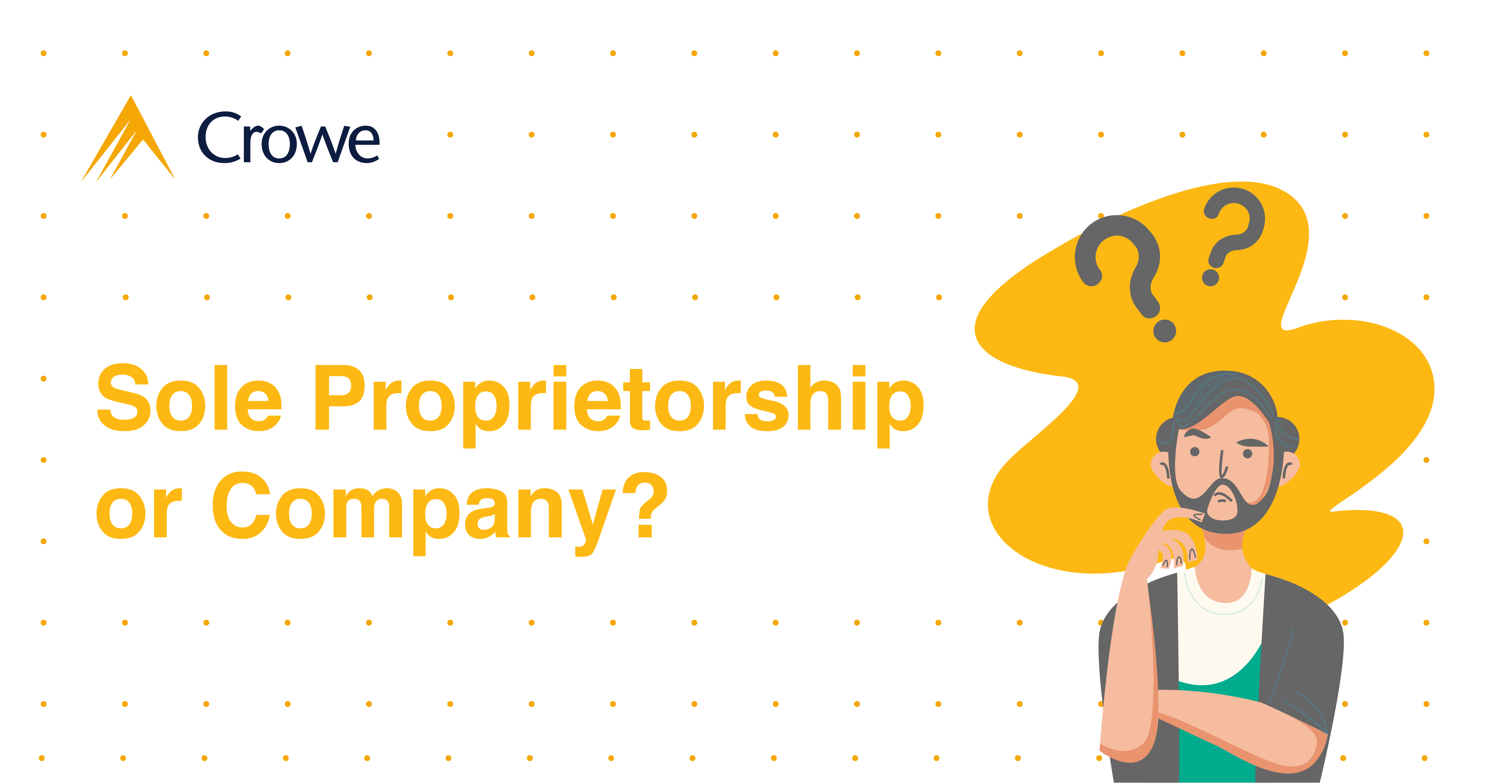 Sole Proprietorship or Company | Crowe Maldives LLP