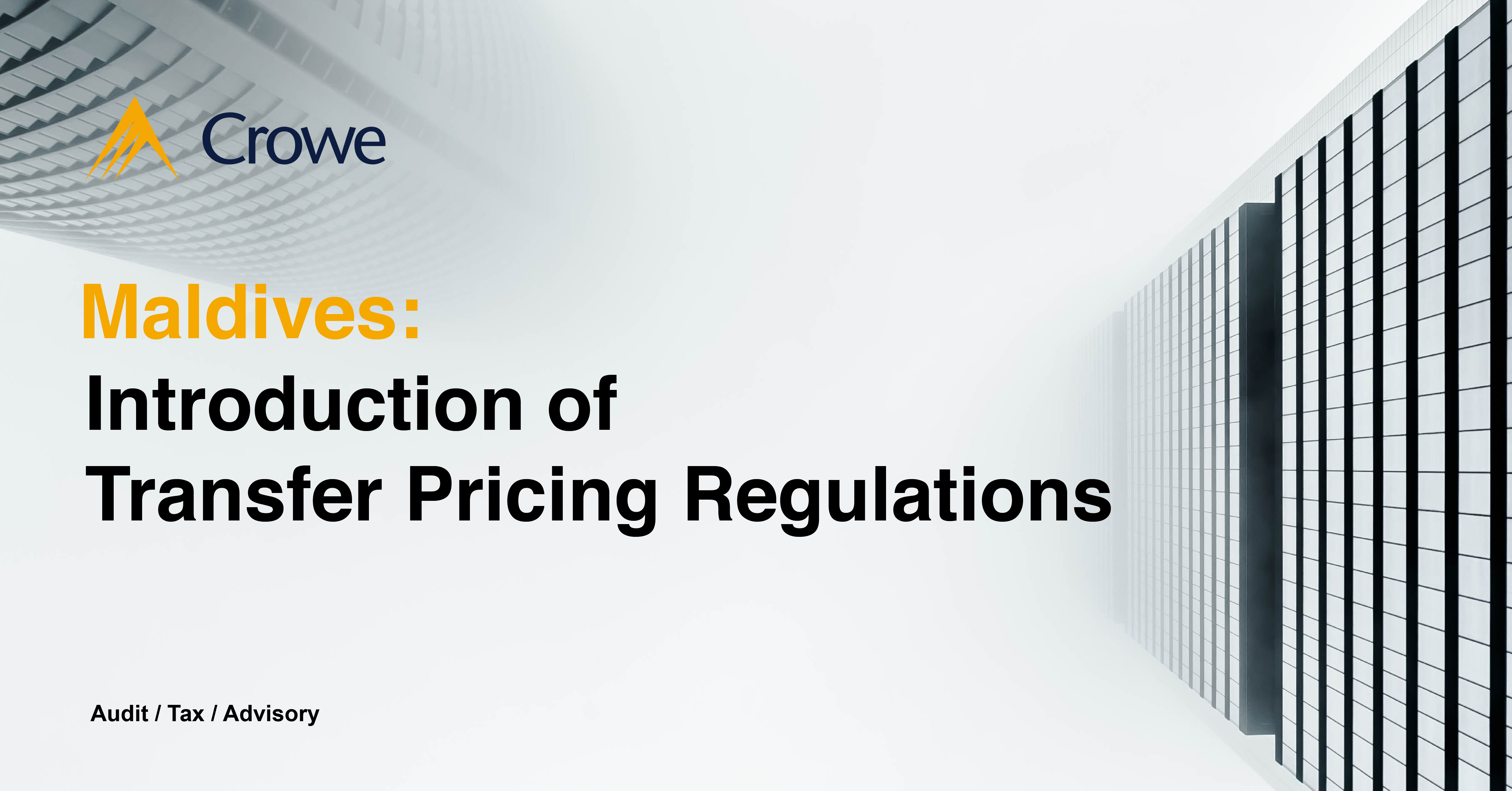 Maldives: Introduction of Transfer Pricing Regulations | Crowe Maldives LLP