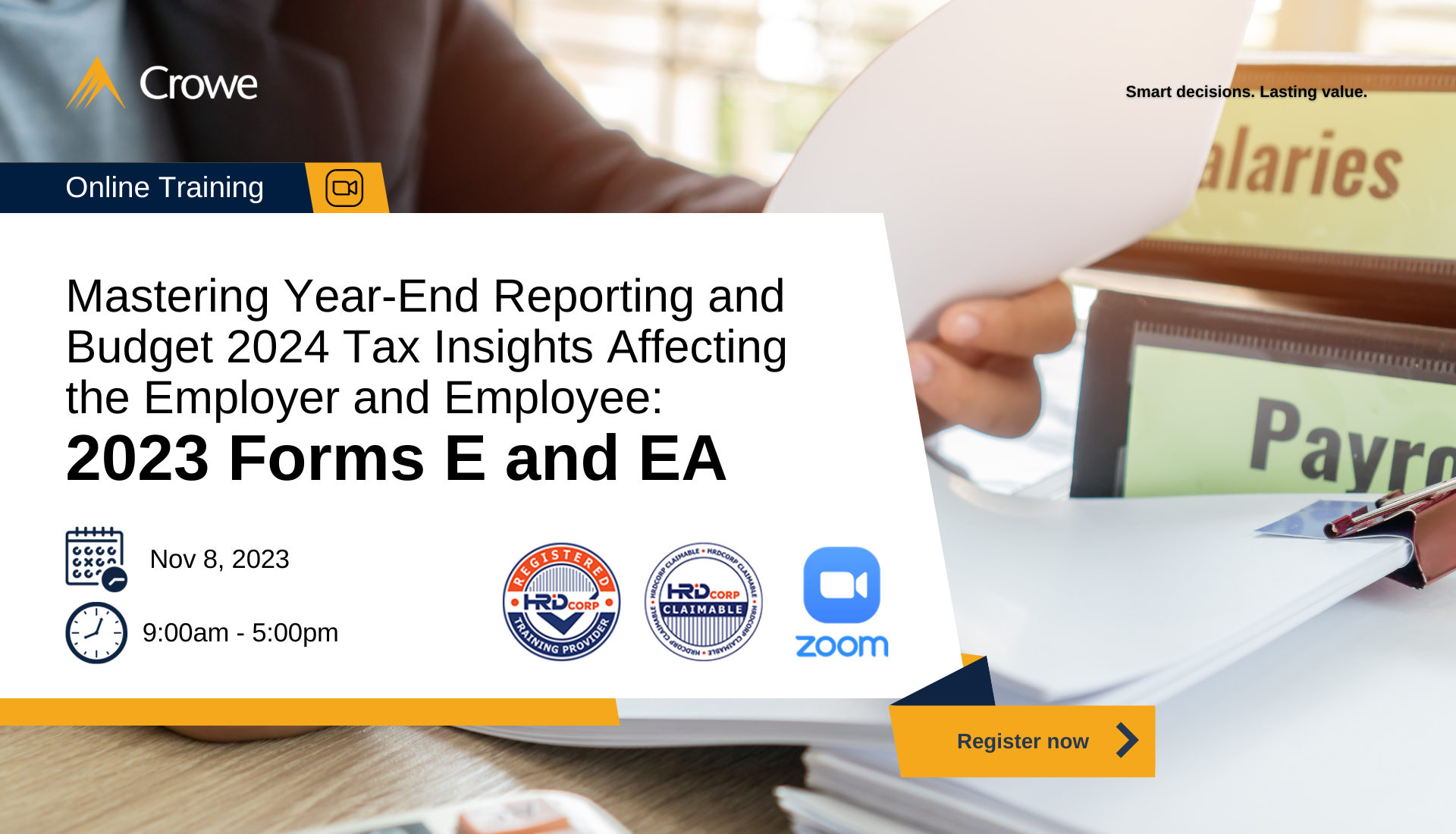 Mastering Year-End Reporting & Budget 2024: 2023 Forms E and EA | Crowe ...