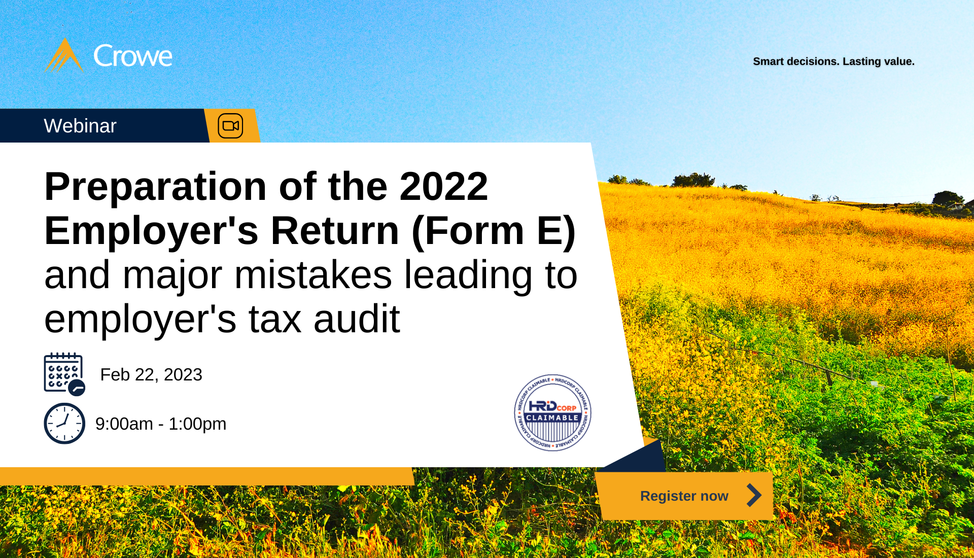 Preparation of the 2022 Employer's Return (Form E) | Crowe Malaysia PLT
