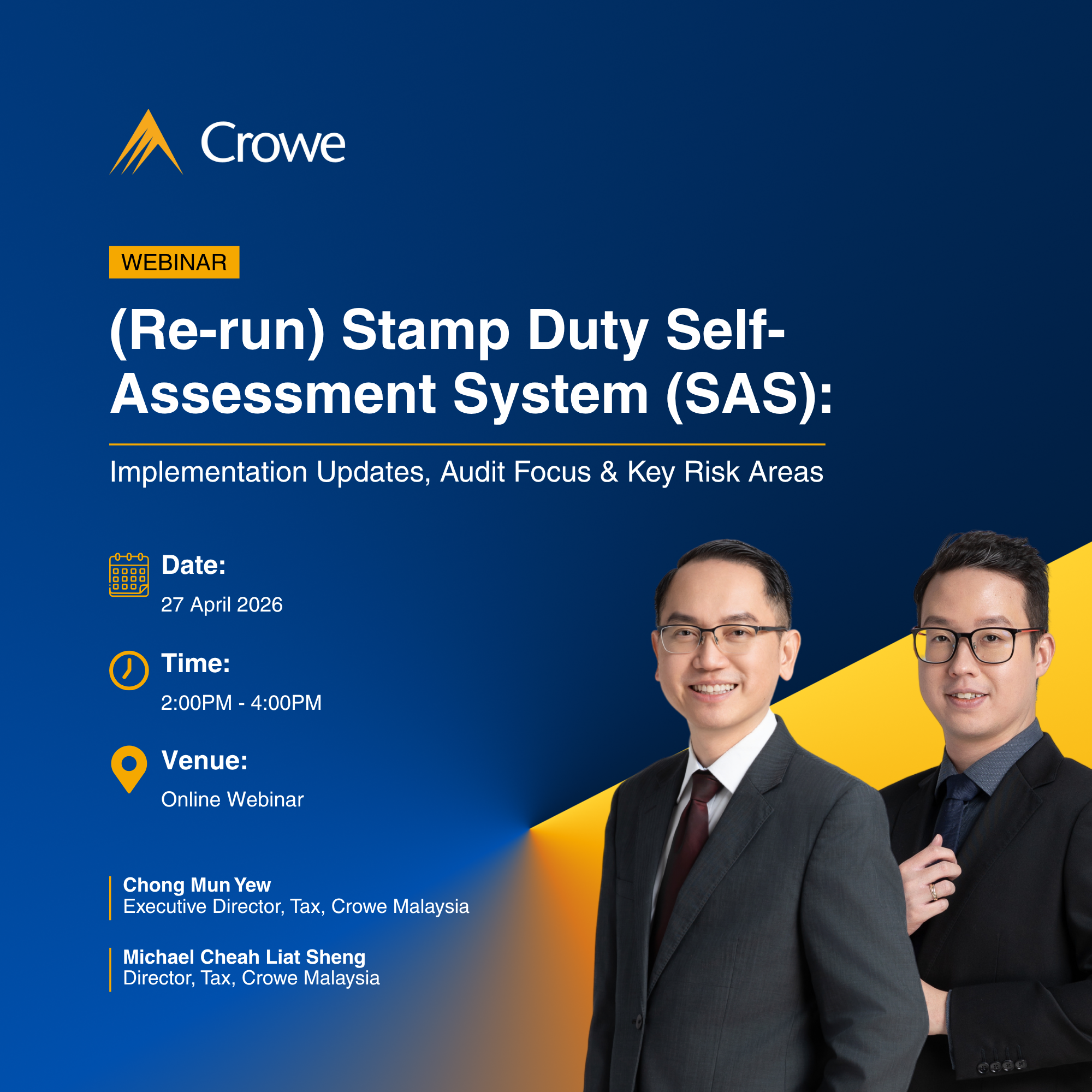 (Re-run) Stamp Duty SAS: Updates, Audit Focus & Key Risk Areas | Crowe ...