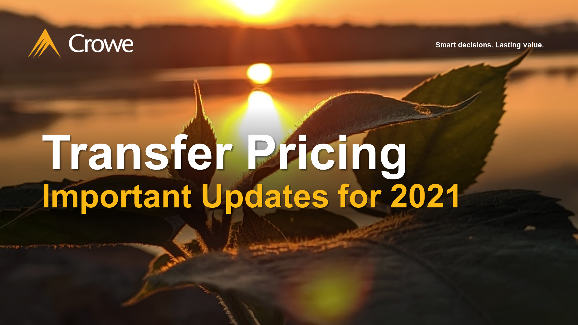 Important Transfer Pricing Updates for 2021 | Crowe Malaysia PLT