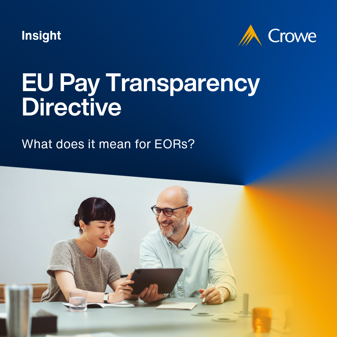 EU Pay Transparency Directive: What does it mean for EORs? | Crowe UK