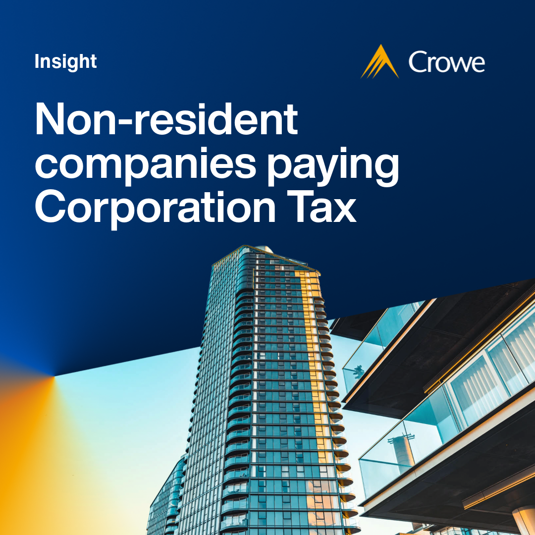 Non-resident Companies paying Corporate Tax | Crowe UK