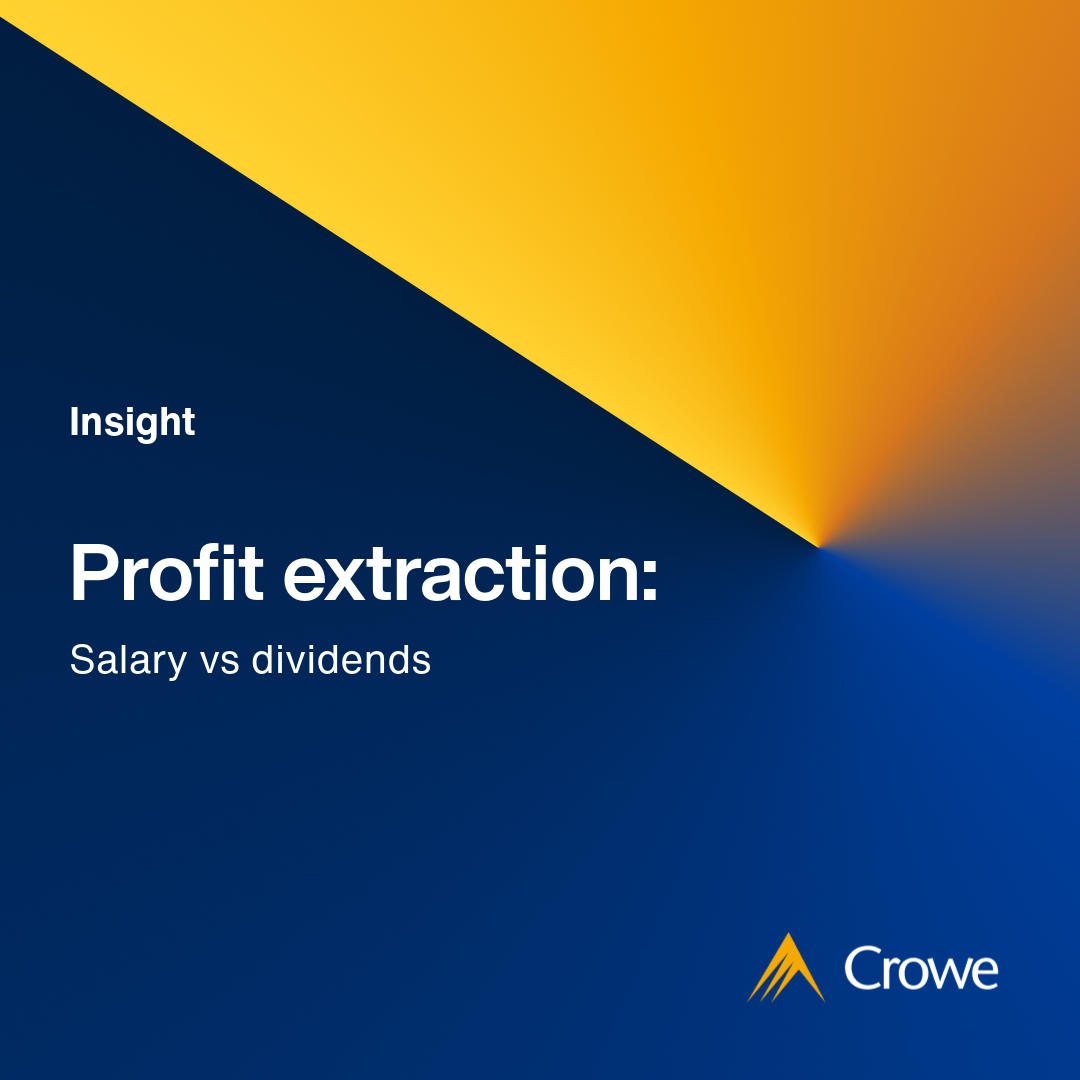 Profit extraction | Crowe UK