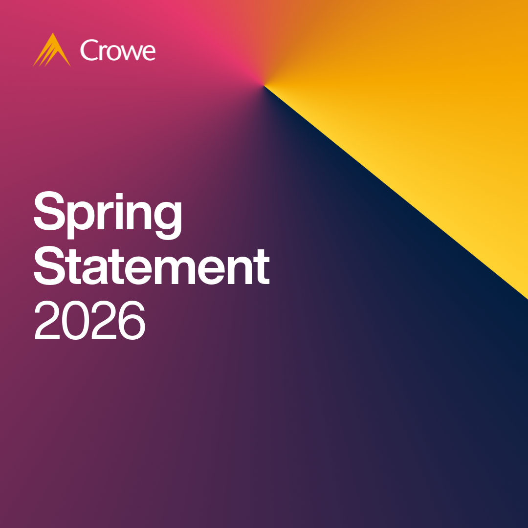 Spring Statement 2026 | Crowe UK
