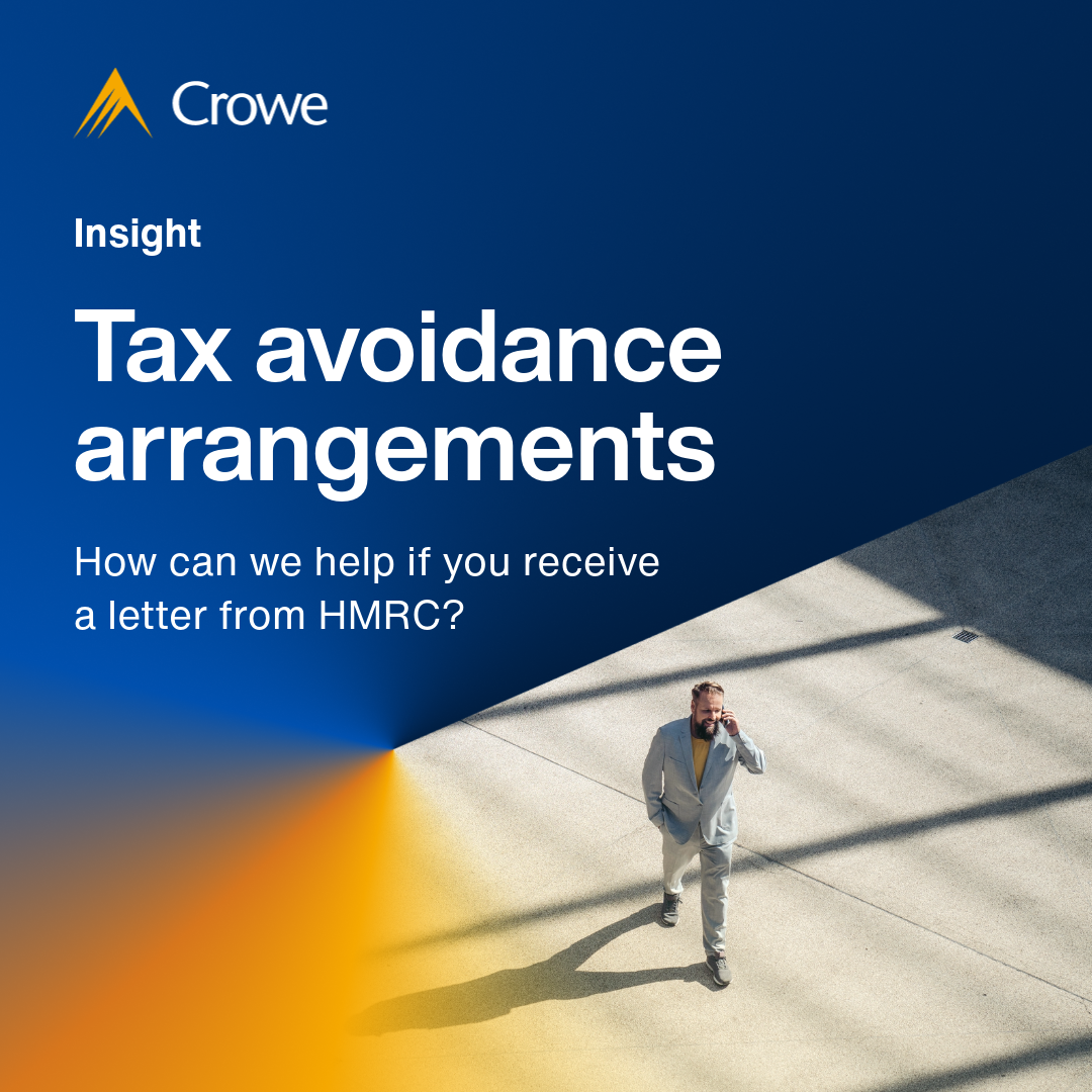 HMRC on tax avoidance arrangements? | Crowe UK