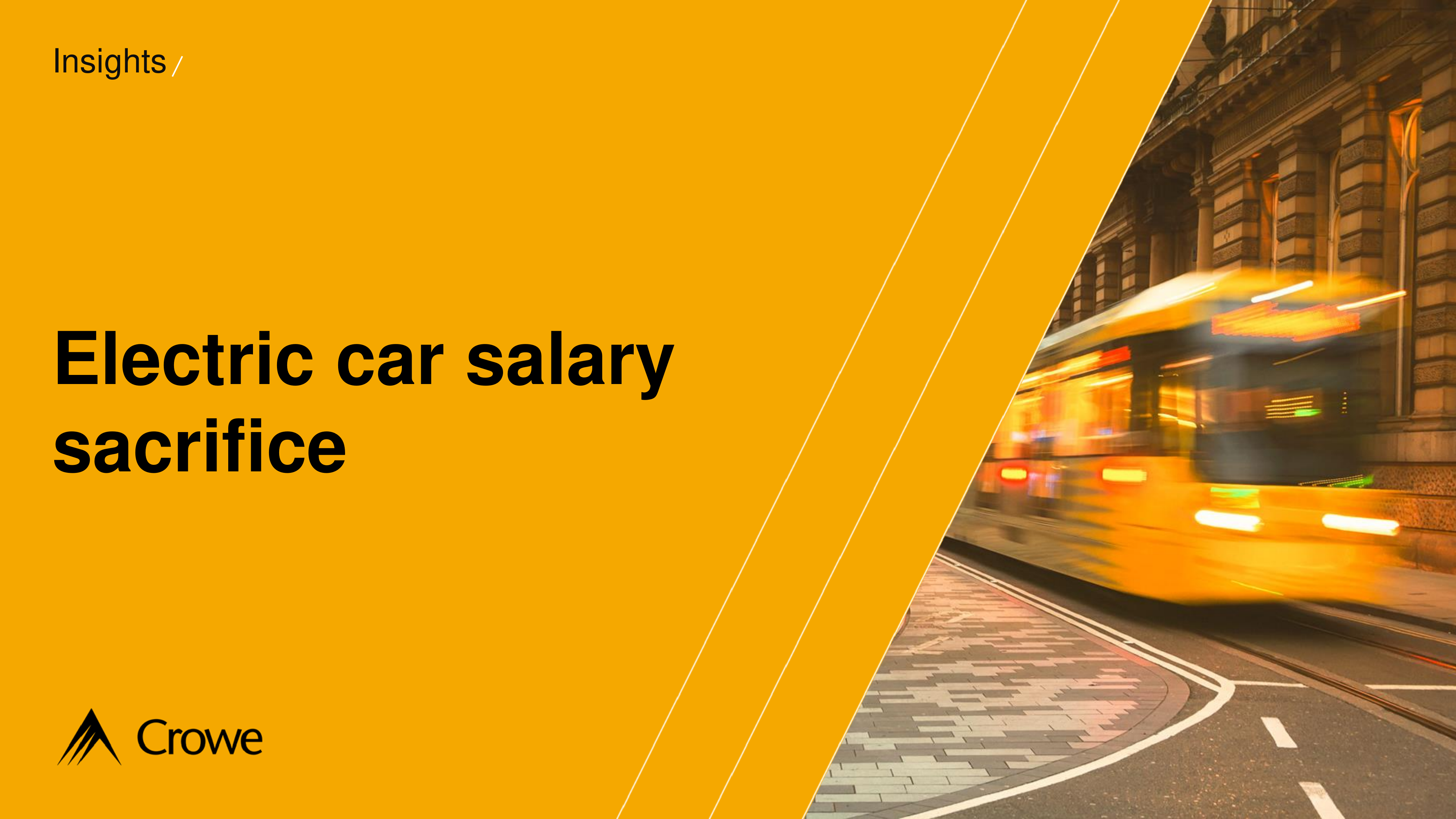 Electric car salary sacrifice | Crowe UK