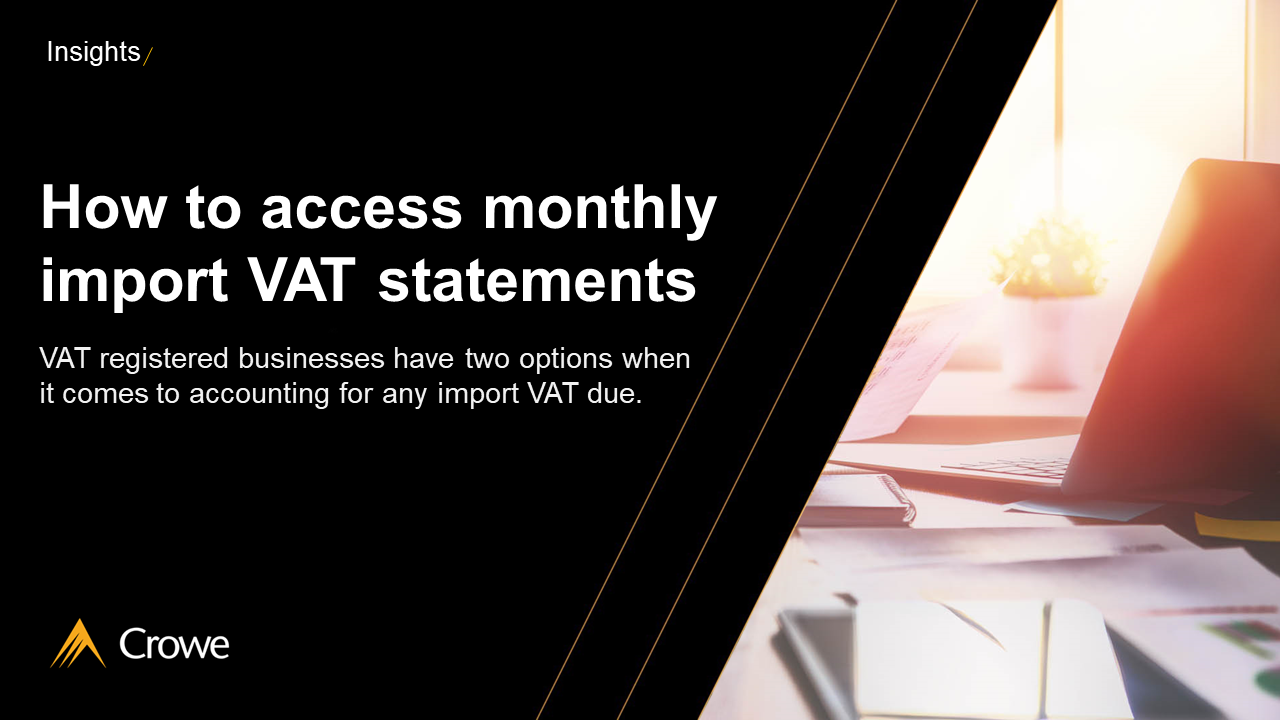 postponement vat statements