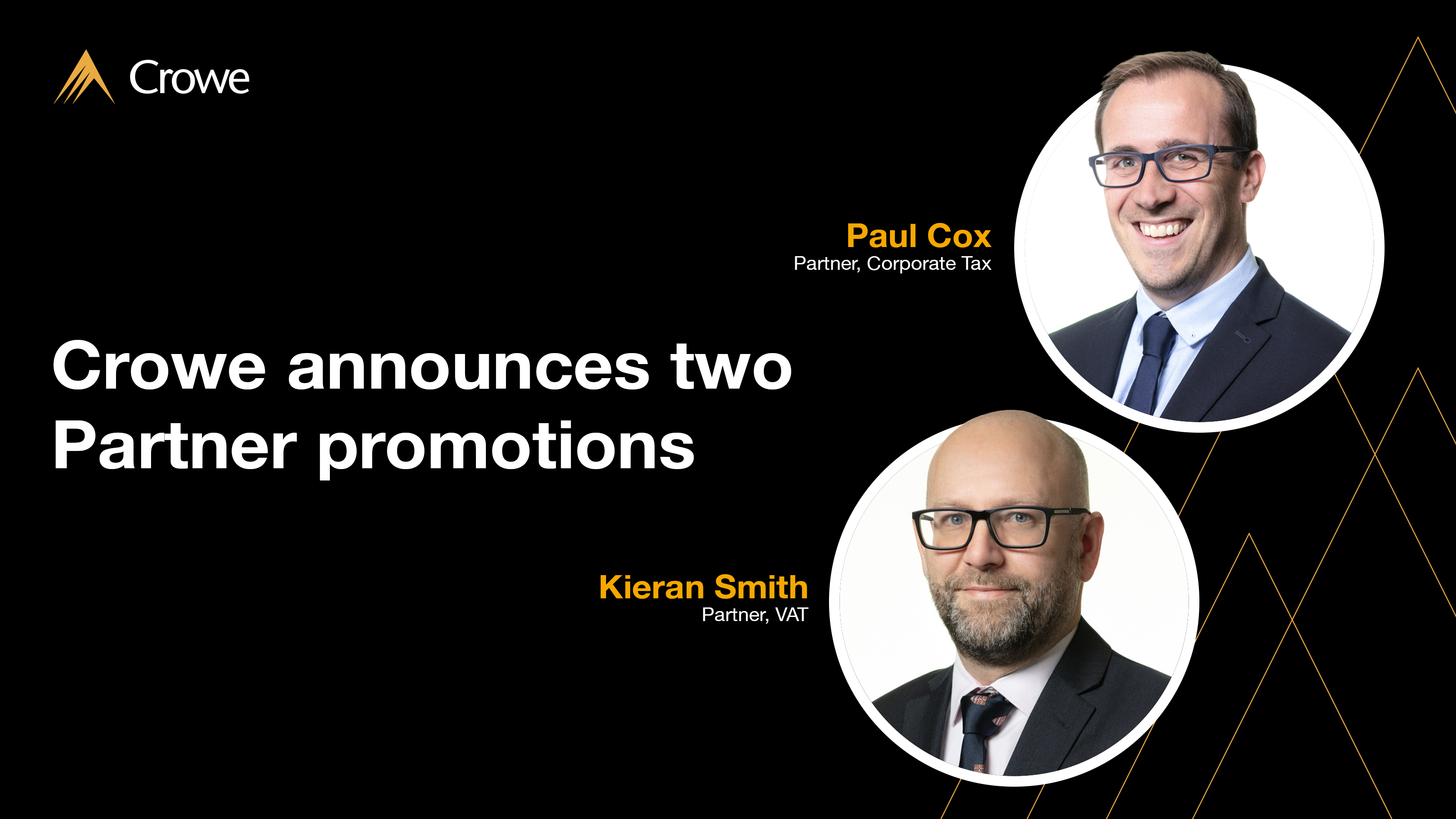 Crowe announces two partner promotions | Crowe UK