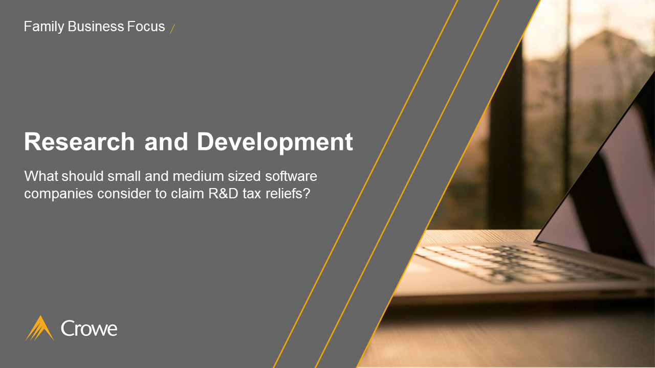 Research and Development for small and medium sized software companies ...