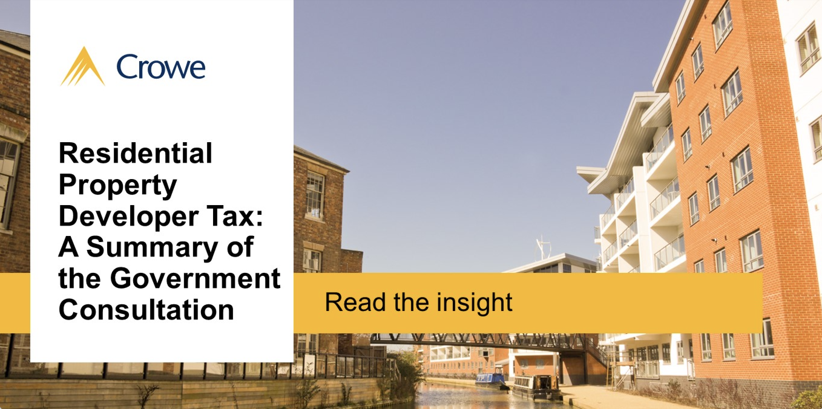 Residential Property Developer Tax Crowe UK Residential Property Developer Tax Crowe UK