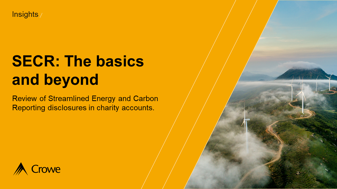 SECR: The basics and beyond | Crowe UK