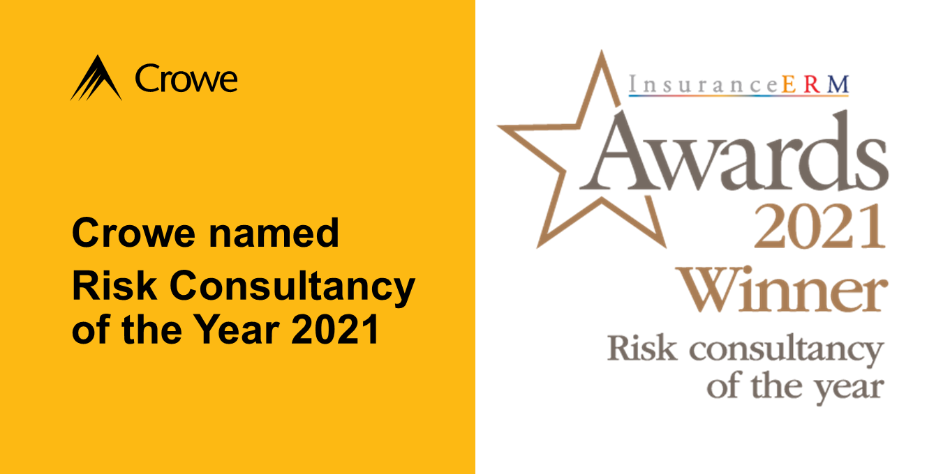 Crowe wins Risk Consultancy of the Year | Crowe UK